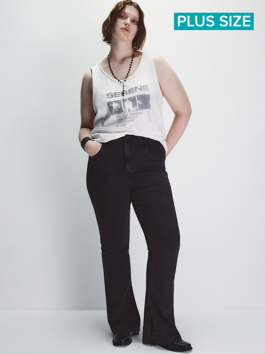 Джинсы клеш Women Rock 