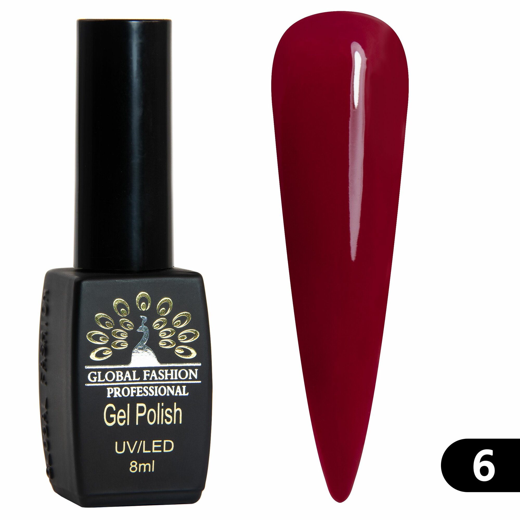 Global Fashion, Гель-лак Black Elite №006