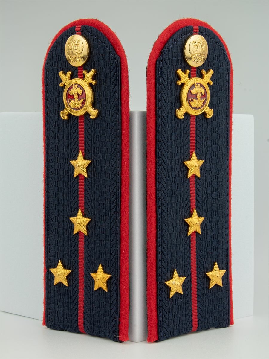 Погоны синие картонные, Капитан МДВ