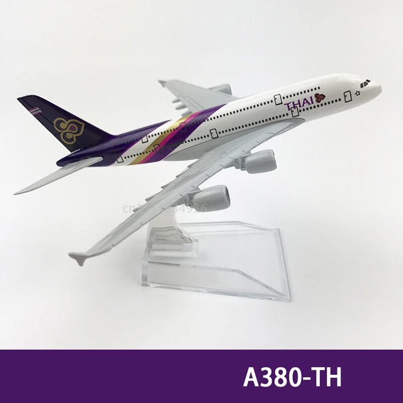 Металлическая модель самолета Thai Airways A380-TH