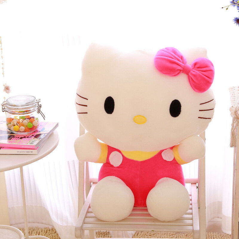 Интерактивная плюшевая кукла "Hello Kitty", 20 см, мягкая, текстиль,