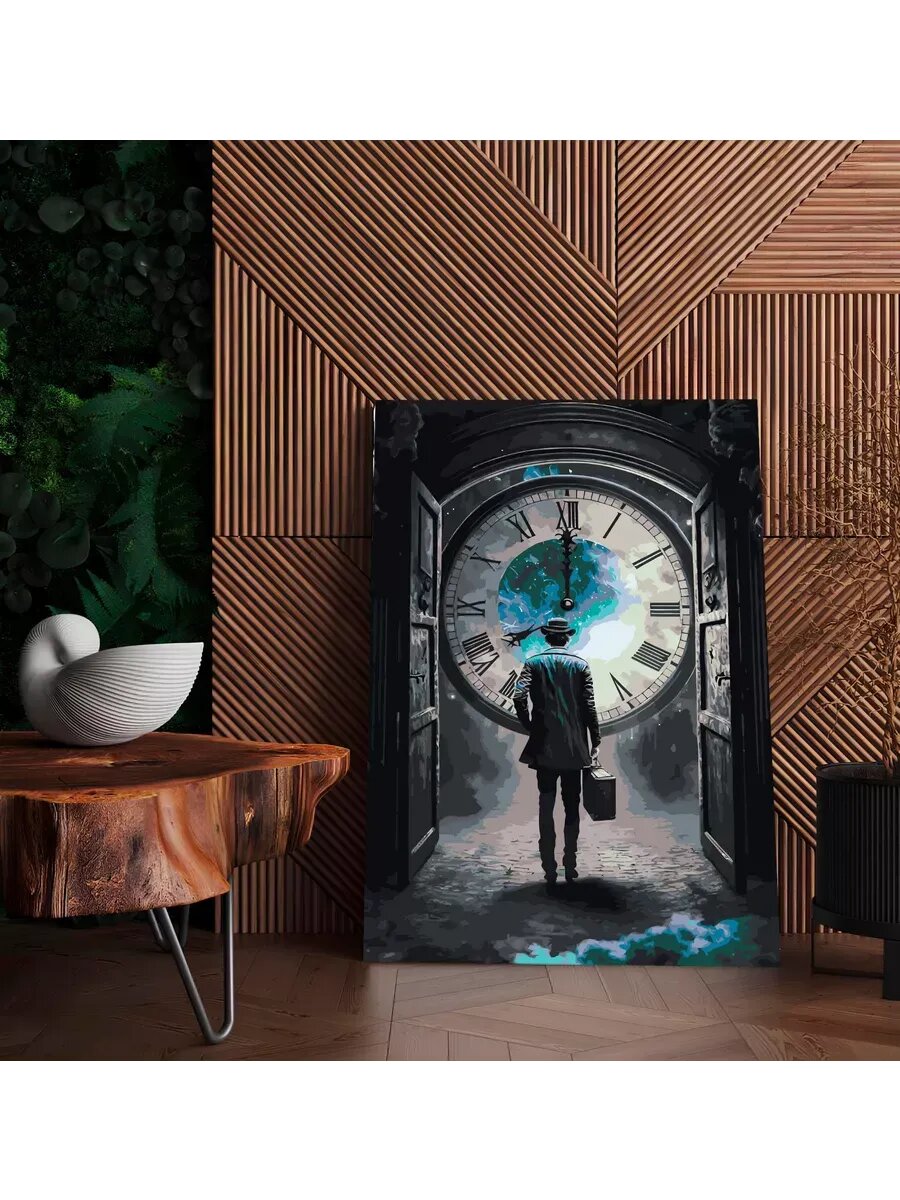 Картина по номерам Часы