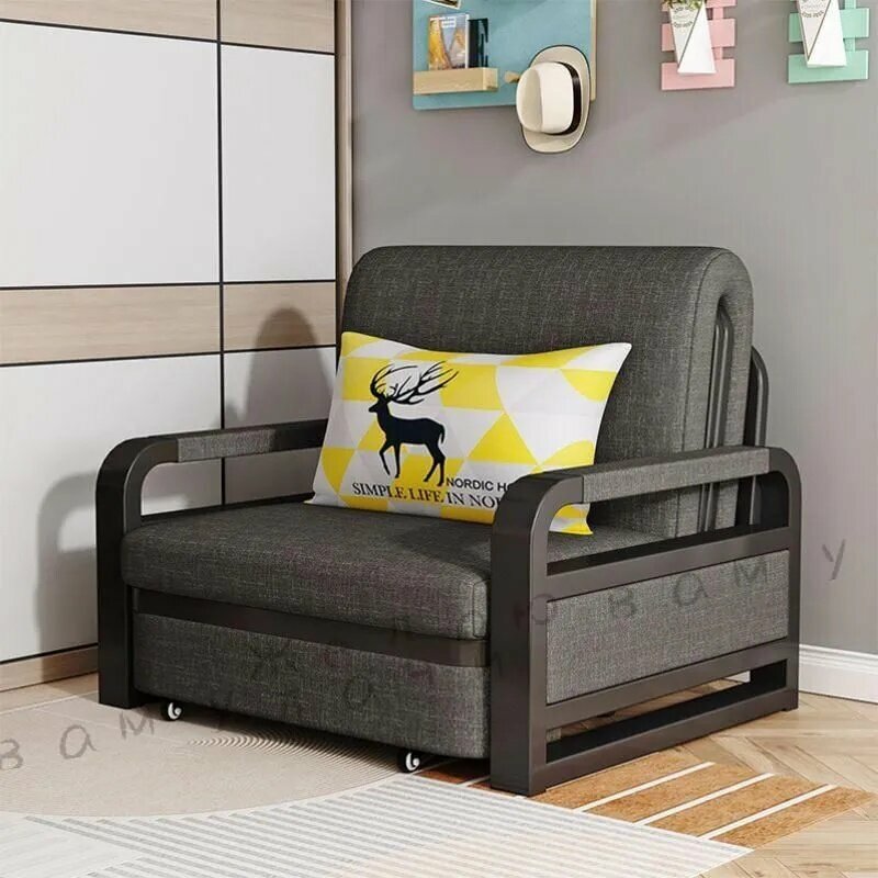 IKEA Кресло-кровать, 82х78х85 см, темно-серый