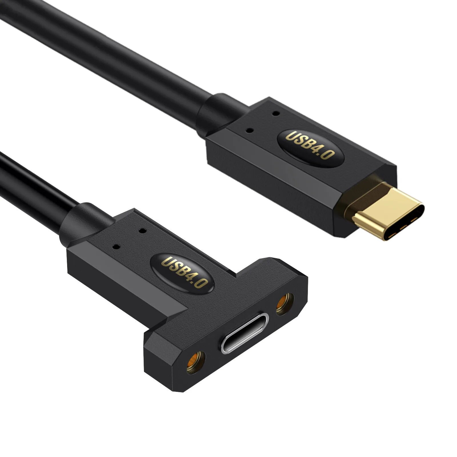 USB 4.0 Type-C кабель 30см, прямой