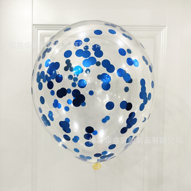 Производитель прозрачных блестящих шаров 12inch года, оптовая продажа конфетти-шаров, принадлежности для детских дней рождения, фестивальные украшения