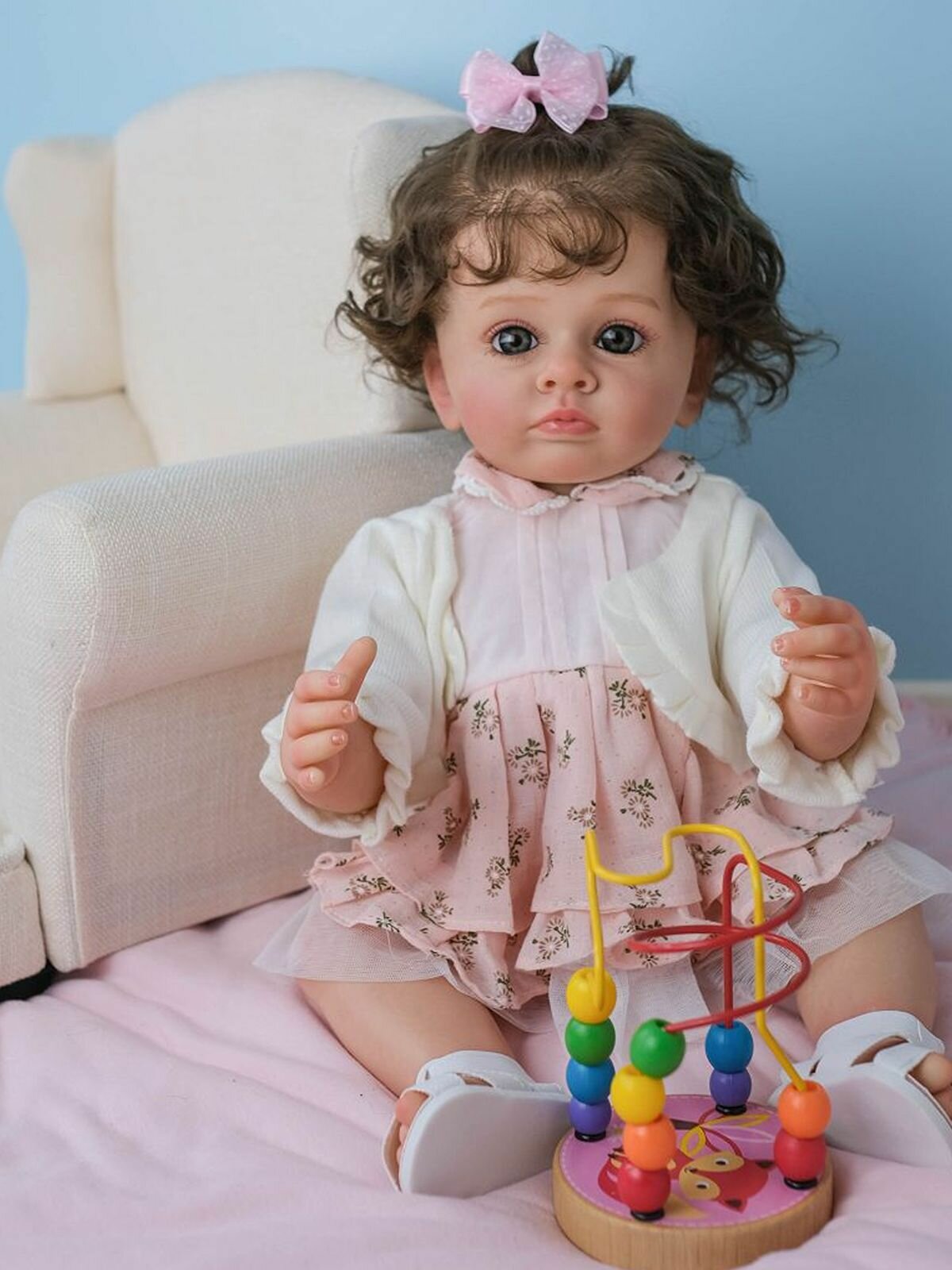 Кукла Реборн виниловая 55 см