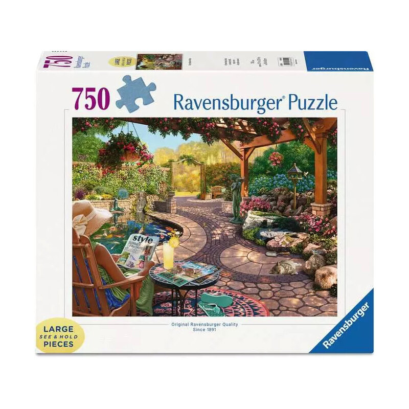 Пазл Ravensburger 750 Уютное блаженство на заднем дворе, арт.16941