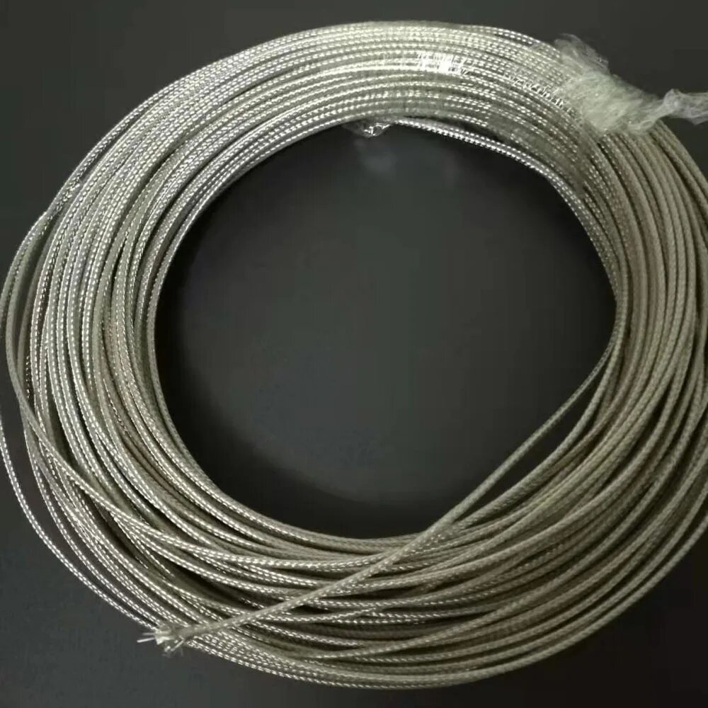 Провод термопары K/J/PT100 из нержавеющей стали 100 метров J Type 2x0.5mm