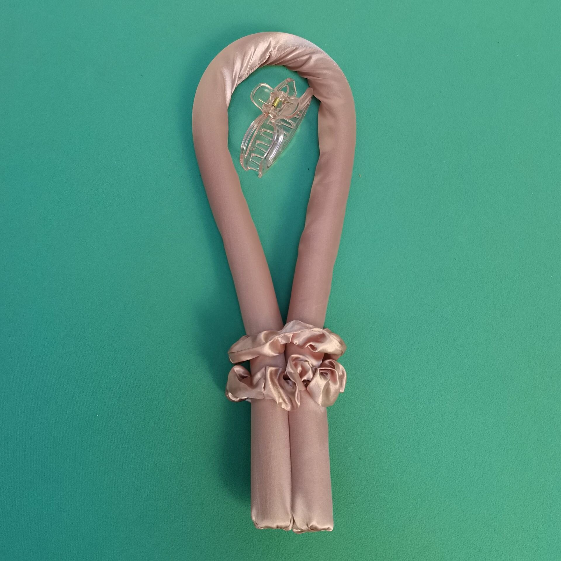 Горячие продажи безнагревательных бигуди из пены для сна с резинками для волос, ленивые бигуди для больших волн