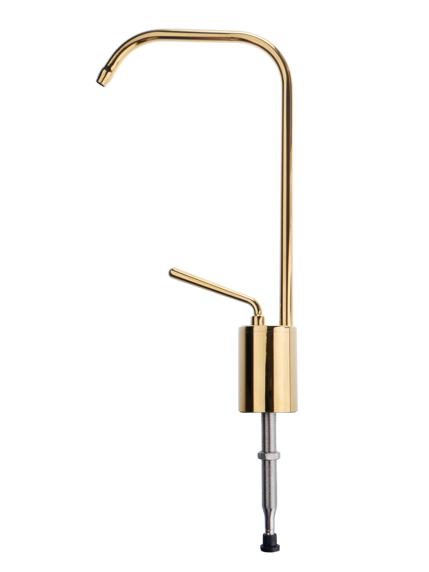 Кран для чистой воды Элит золотой, современный дизайн, совместим со всеми фильтрами для воды, 25822