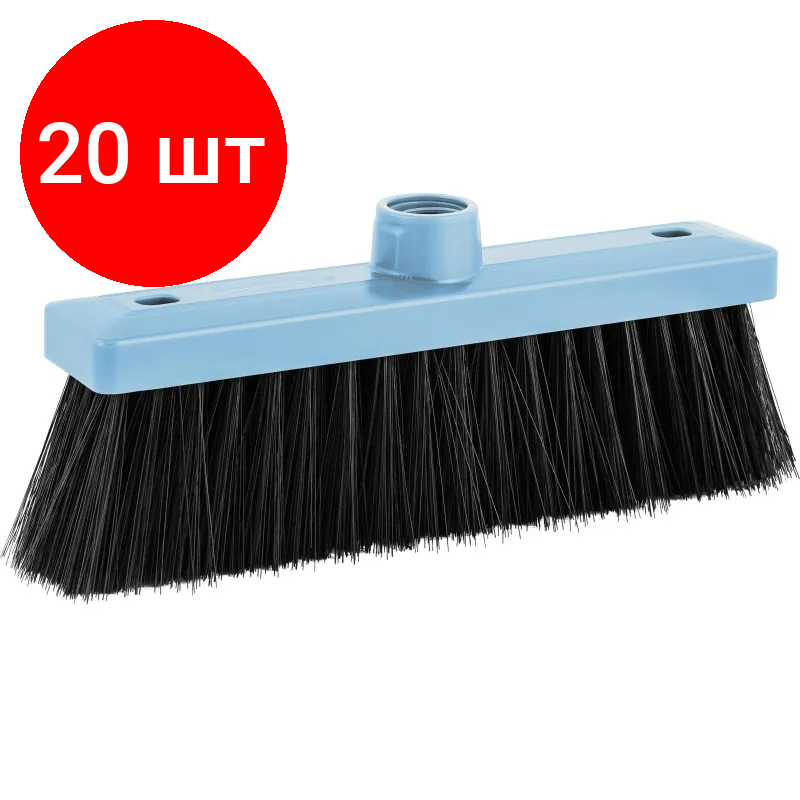 Комплект 20 штук, Щётка для пола Spin&Clean Step 27 см небесный