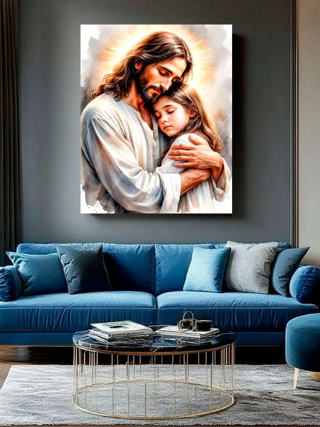 Картина по номерам "Иисус будет рядом" 40х50 см, хлопковый холст на подрамнике, акрил, АртТойс