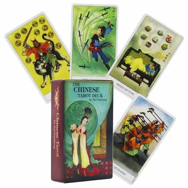 Карта Таро "Chinese Tarot" 12X7CM