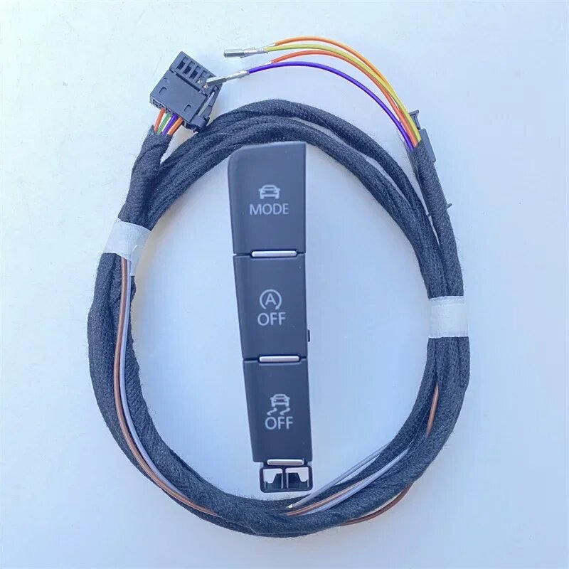 Для VW Golf 7 MK7 автомобильный ESP OFF кнопка запуска и остановки режим вождения шаблон OPS система помощи при парковке переключатель модели Left