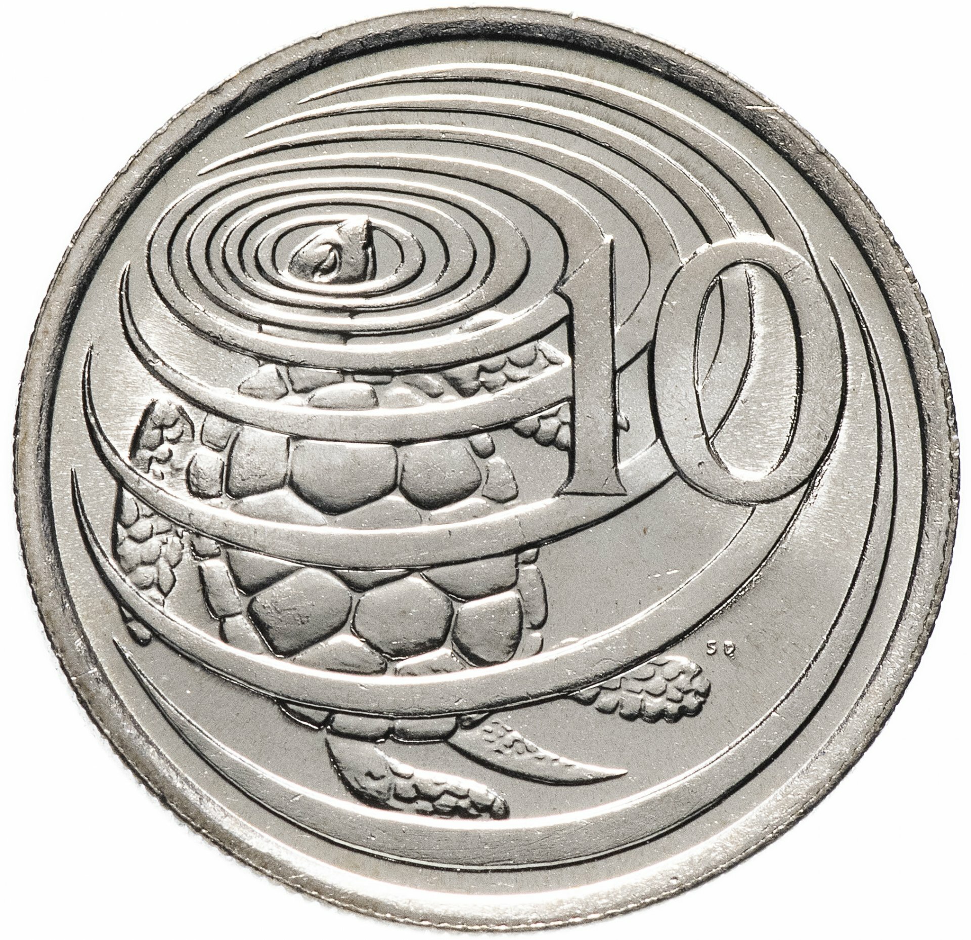 Каймановы острова 10 центов cents 1987, Мельхиор медь-никель, в сохранности UNC