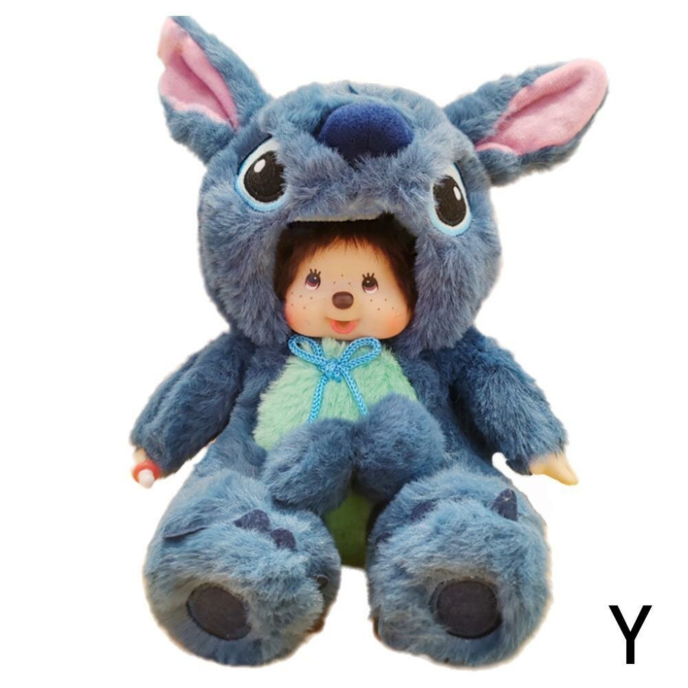 Monchhichi Monkiki Плюшевая кукла Красная Шапочка Игрушка в подарок 20 см