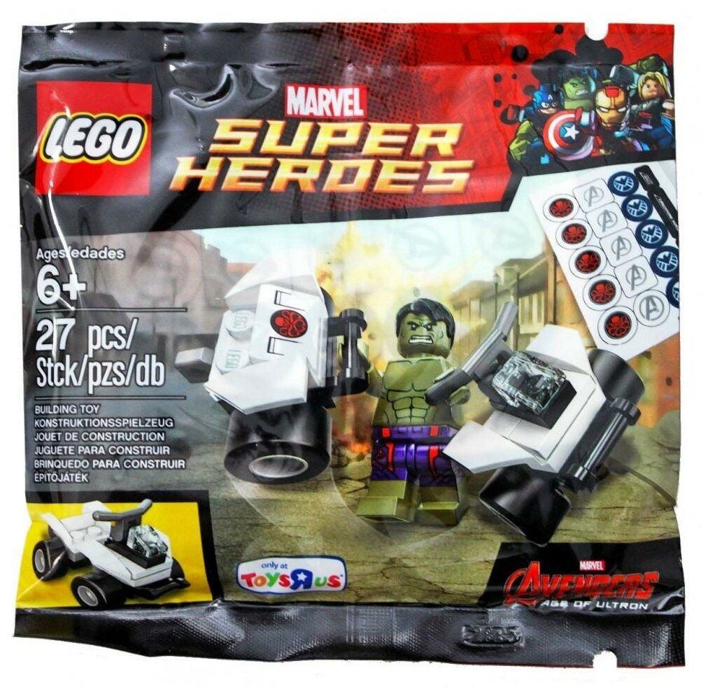 Конструктор LEGO Marvel Super Heroes 5003084 Халк, 27 деталей