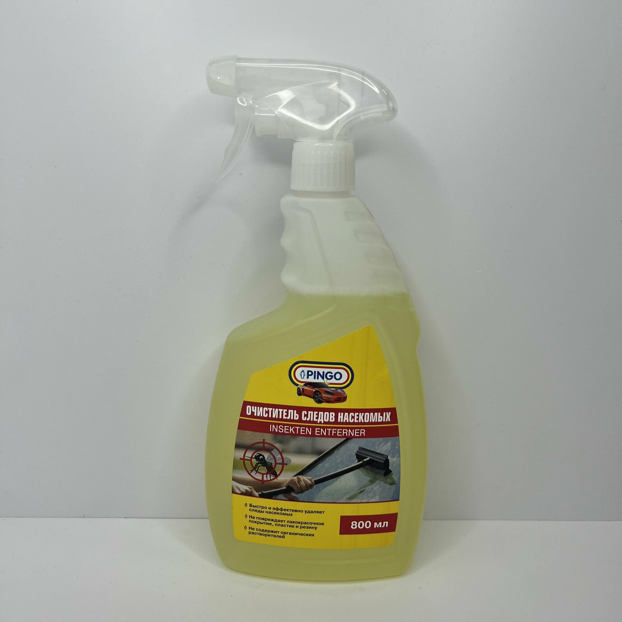 Очиститель следов насекомых PINGO, спрей 800 мл