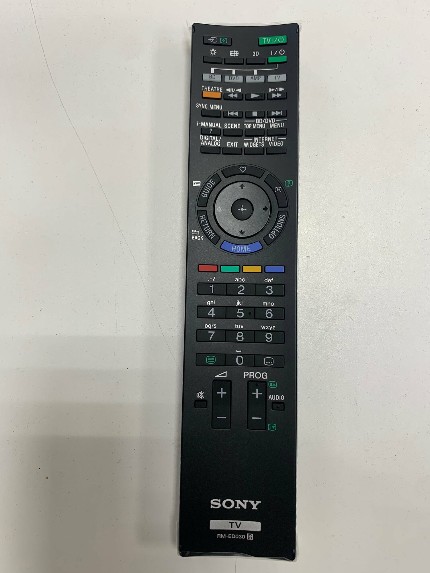 Пульт Sony RM-ED030 (RM-ED031), для телевизоров Sony KDL-серии, ИК-интерфейс, питание от батареек