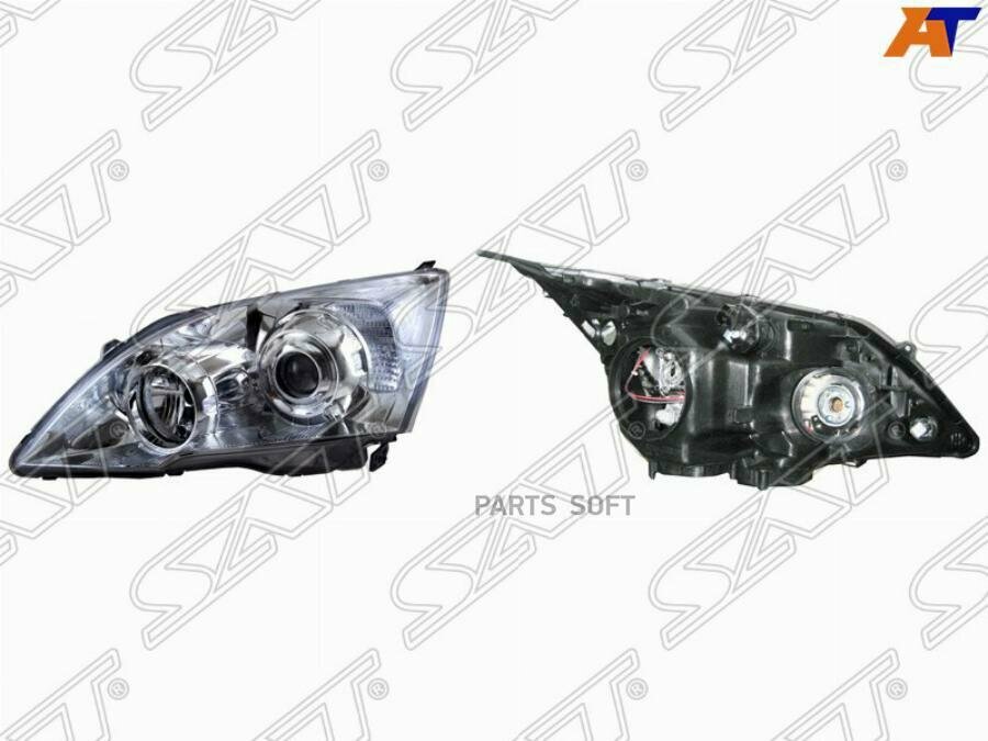 Фара Honda CR-V 06-12 (Слева/ С электрокорректором) SAT ST-217-1163L | цена за 1 шт