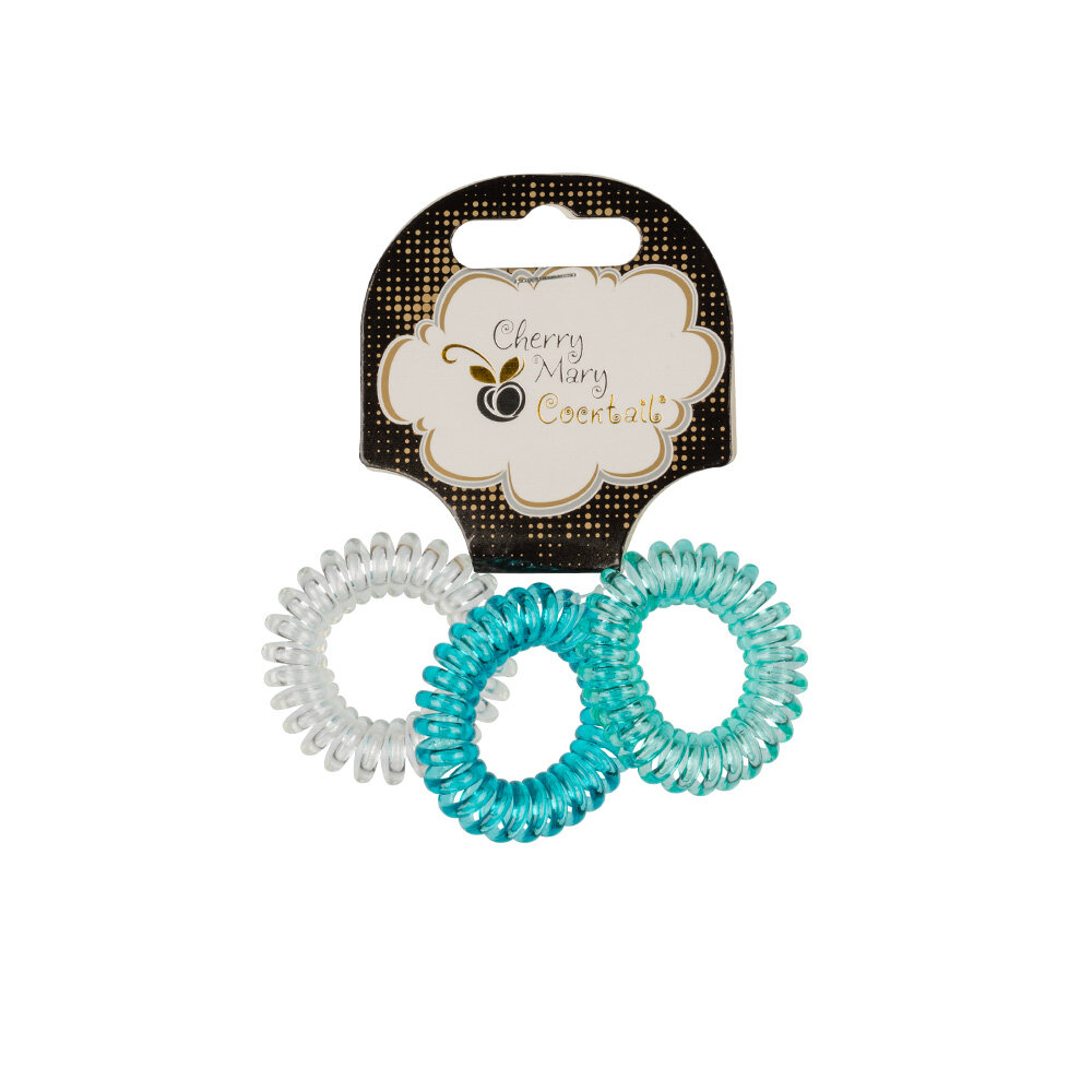 CHERRY MARY V/R6057-JK47 Набор резинок для волос 3 шт №01 Ассорти мягкие эластичные резинки