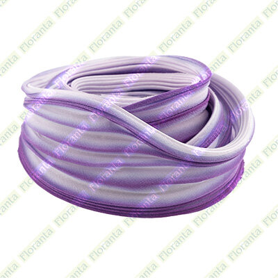 Лента декоративная "Floranta" Shibori (Шибори) 120 мм 20 см № 36 сиреневый / белый