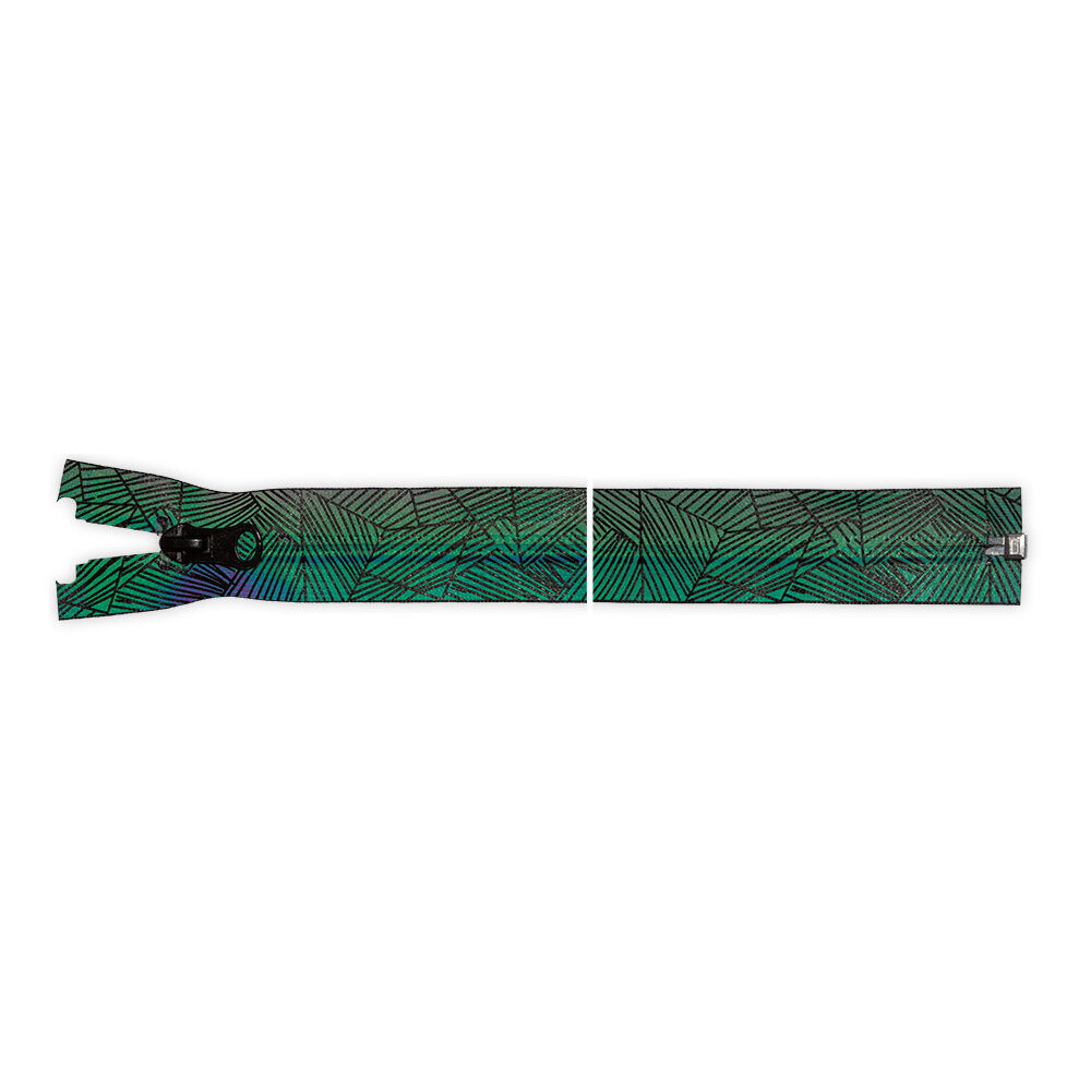 Молния спираль декоративная "GAMMA" тип 3, 5, 7 Premium SUM 70 см тип 7 1 шт разъёмные однозамковые принт №1