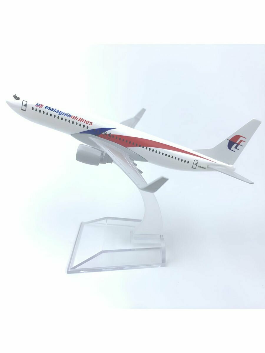 Металлическая модель самолета BOEING 737 Malaysia Airlines