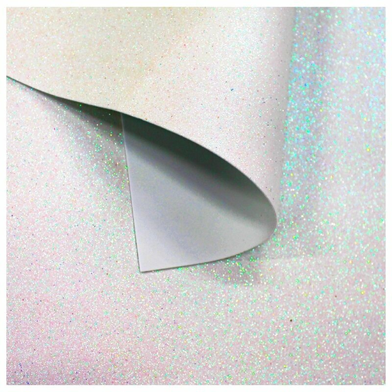 Фаомиран с блёстками 40х60 1.8мм 10 листов Белый