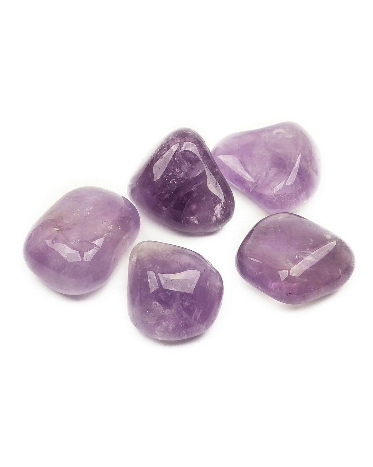 Камень Аметист Бразилия AAA XL, 5 шт. , натуральный минерал в коллекцию.