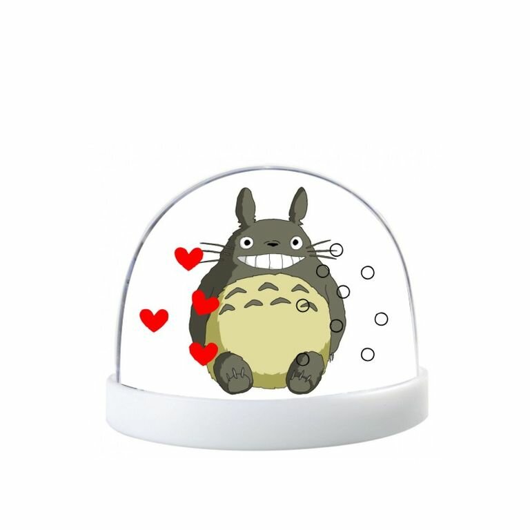 Водяной шар Мой сосед Тоторо, Totoro №7, Искусственный снег
