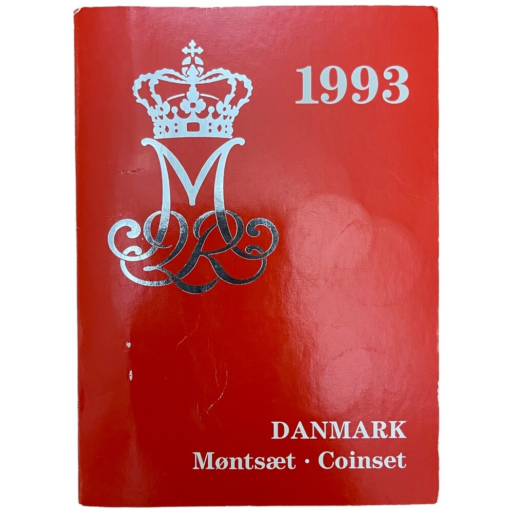 Дания, набор монет регулярного выпуска 25, 50 эре, 1, 2, 5, 10, 20 крон "Danmark coinset" 1993 г.