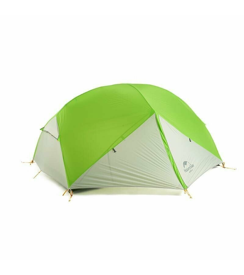 Палатка Naturehike Mongar NH17T007-M 20D, двухместная сверхлегкая, зелено-белая, 6927595726051
