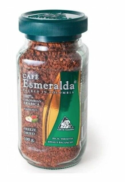 Колумбийский растворимый кофе "Лесной орех" Esmeralda 100 гр.