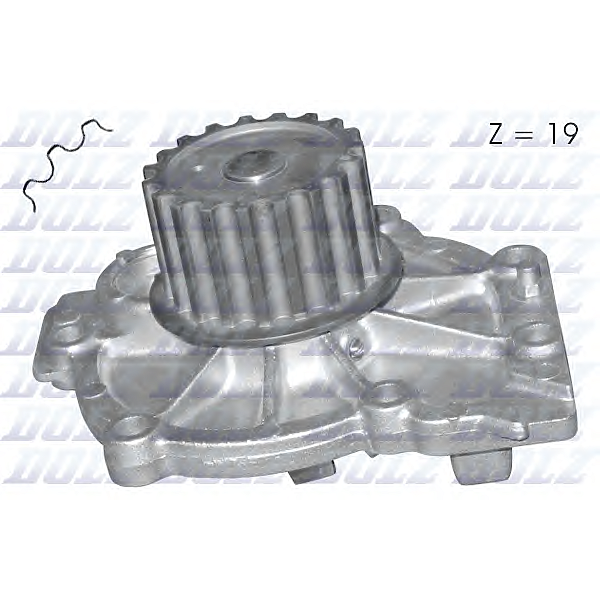 DOLZ R304 (074121019C / 10824 / 10848001) насос водяной Volvo (Вольво) s60 / s80 / v70 / xc70 / xc90 2.4d / 3.0 01-
