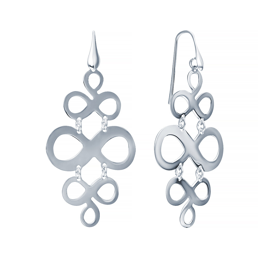 Серьги, серебро, 925 проба