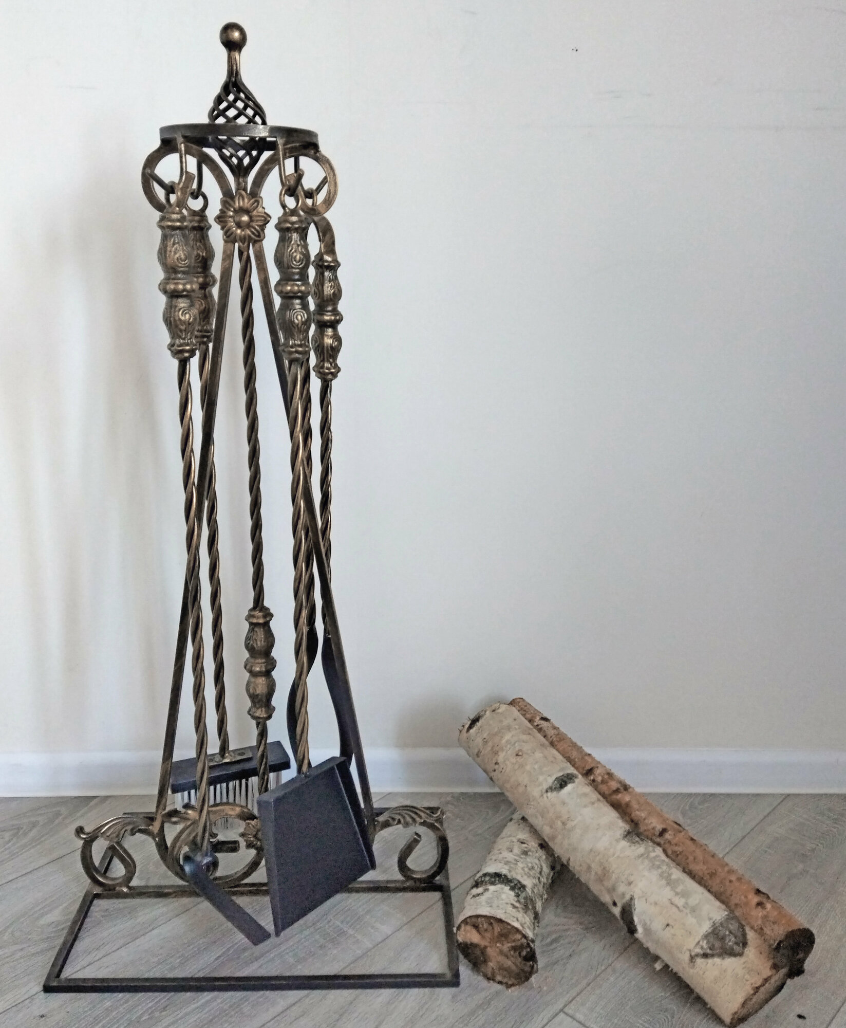 Каминный набор Эстет, античное золото