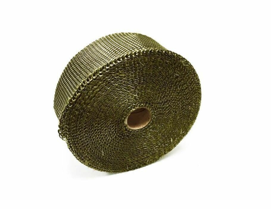 Термолента базальтовая для выпускного коллектора и глушителя, до 1200 градусов 5 см х 10 м