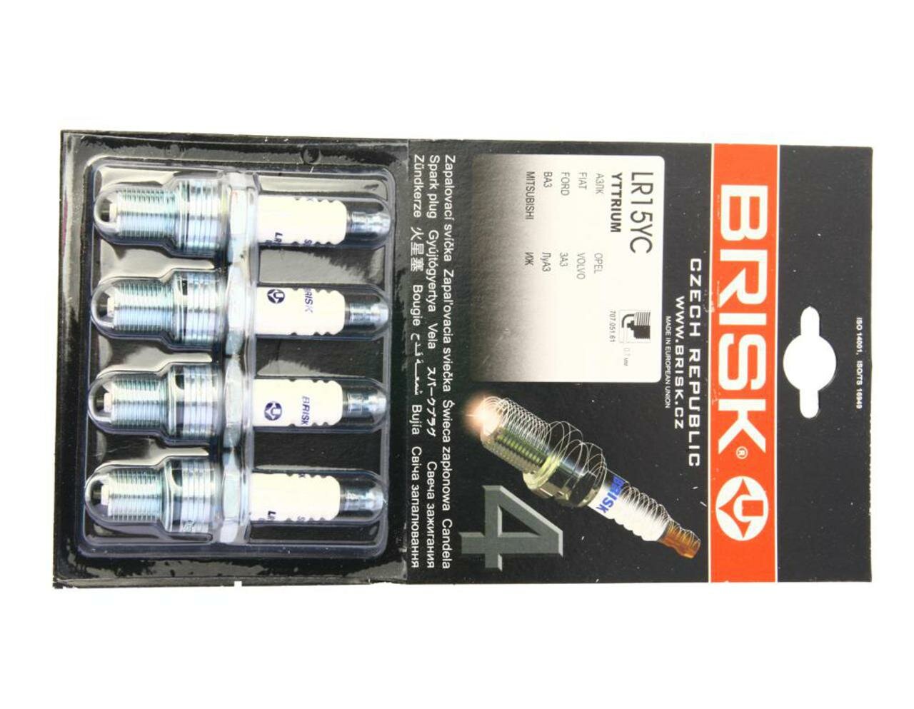 Свеча зажигания ВАЗ-2108-09, УМЗ-4216 BRISK LR15YC комплект
