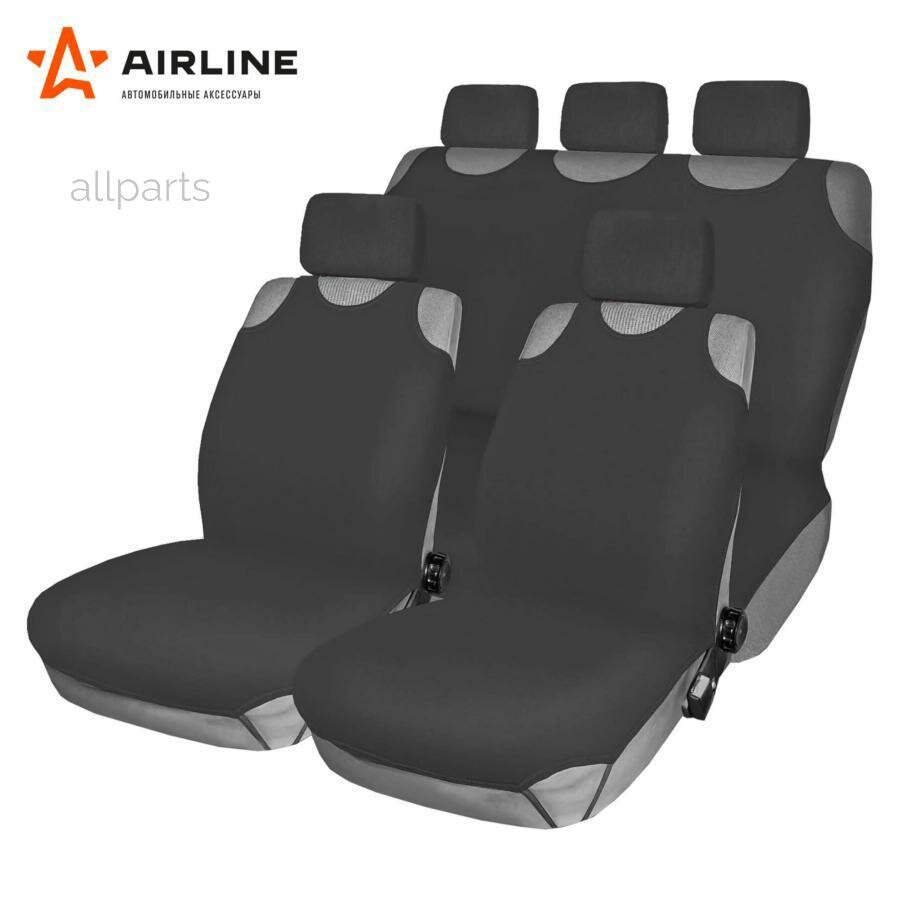 AIRLINE ASC-F2K Чехлы-майки F2k компл. передние/задние цвет серый полиэстер(ASC-F2k)
