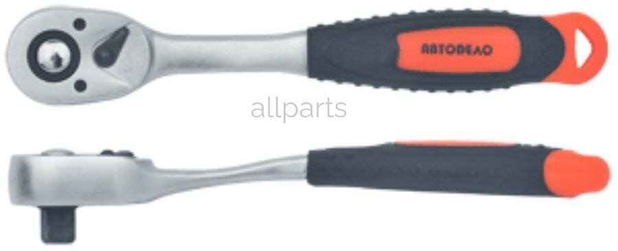 Автодело 39744 Трещотка с квадратом 1/4, 72 зубца, L 150 мм АвтоDело 39744