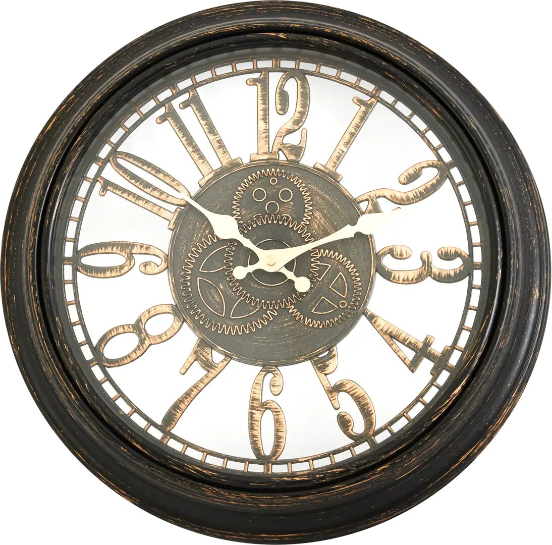 Часы настенные Dream River DMR круглые d40 см цвет коричневый