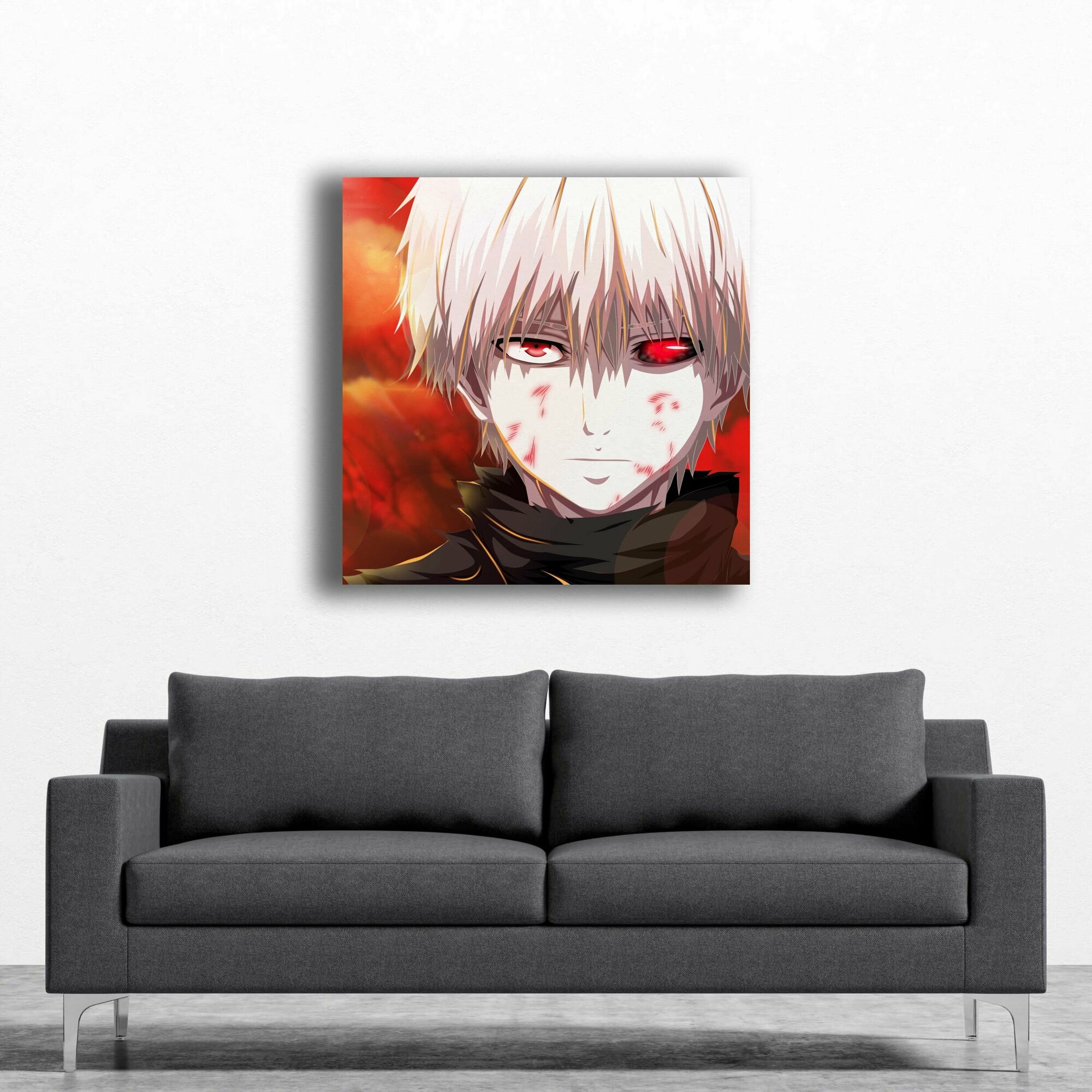 Интерьерная картина на холсте / dead inside / zxc 60*60