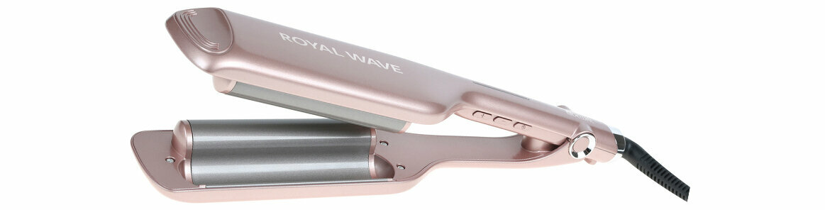 Dewal Плойка для волос Royal Wave двойная волна 03-406, керамика-турмалин