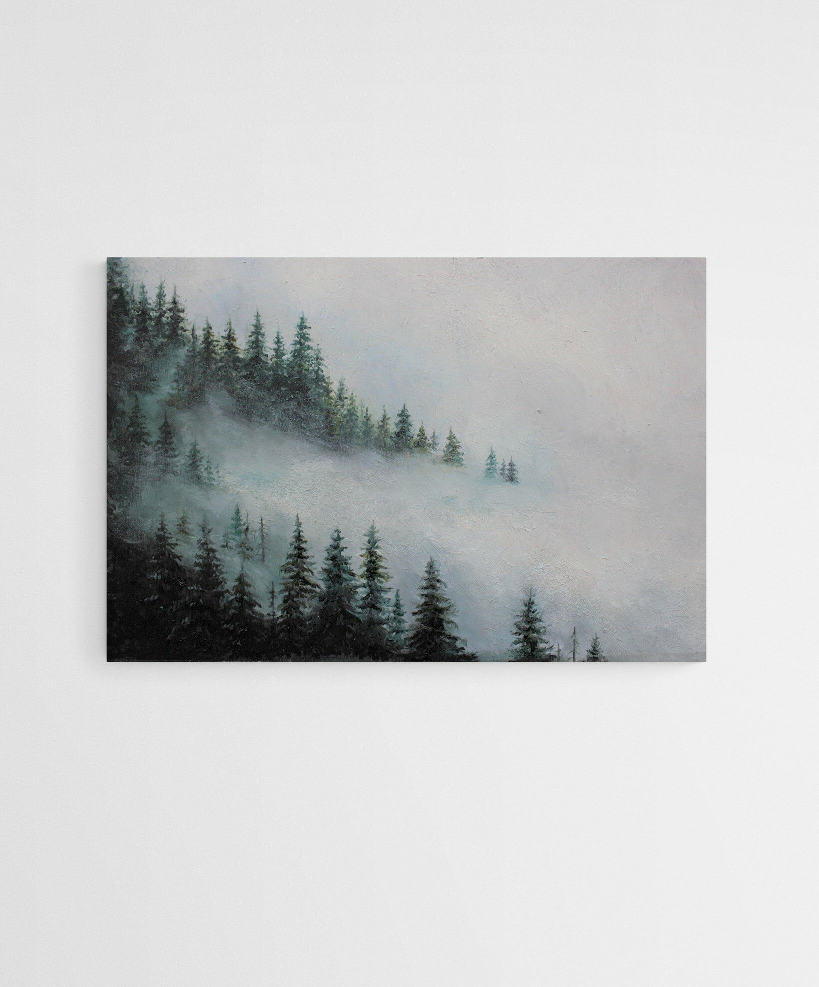 Интерьерная картина Пейзаж с соснами 30Х40, панно