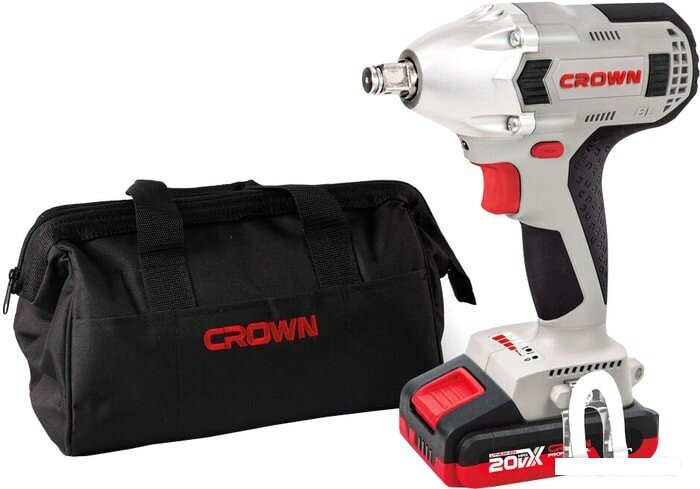 Шуруповерт CROWN CT22015HX-2 TB (с 2-мя АКБ, сумка)