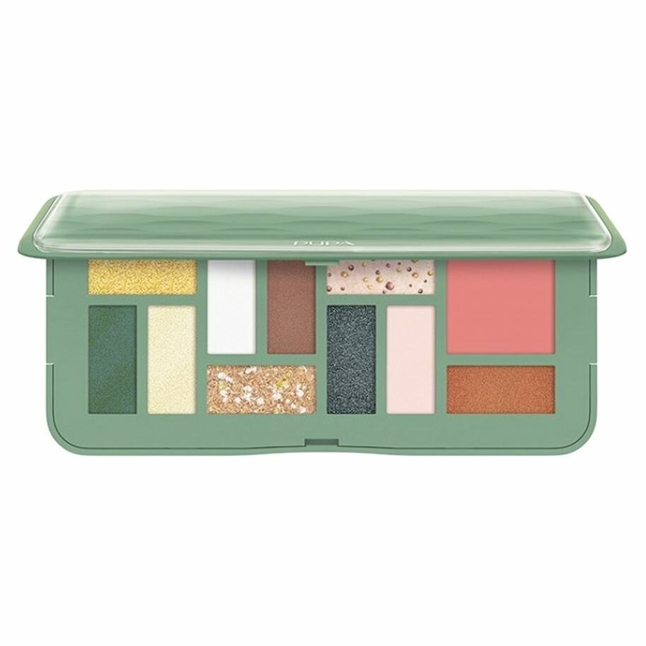 Палетки Pupa Make Up Make-up M 3D Effects Palette, Палетка для макияжа лица, FOREST