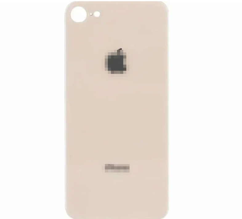 Задняя крышка на iPhone 8 Золото с широким отверстием для камеры