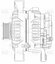 STARTVOLT LG0561 Генератор для а/м Opel Astra G (98-)/Zafira A (01-) 1.4i/1.6i 1...