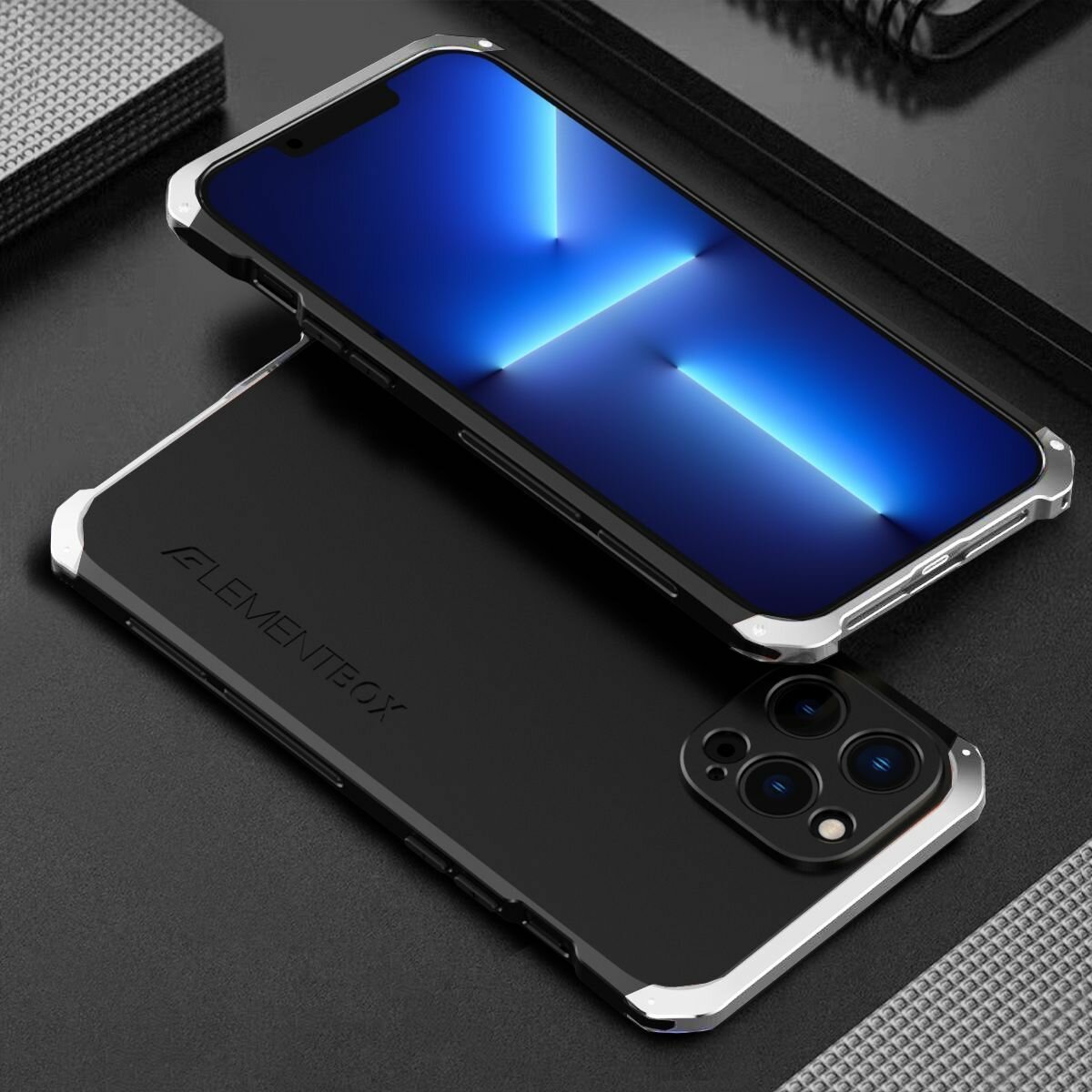 Чехол для iPhone 14 Pro Max (6.7") Element Box серебристый